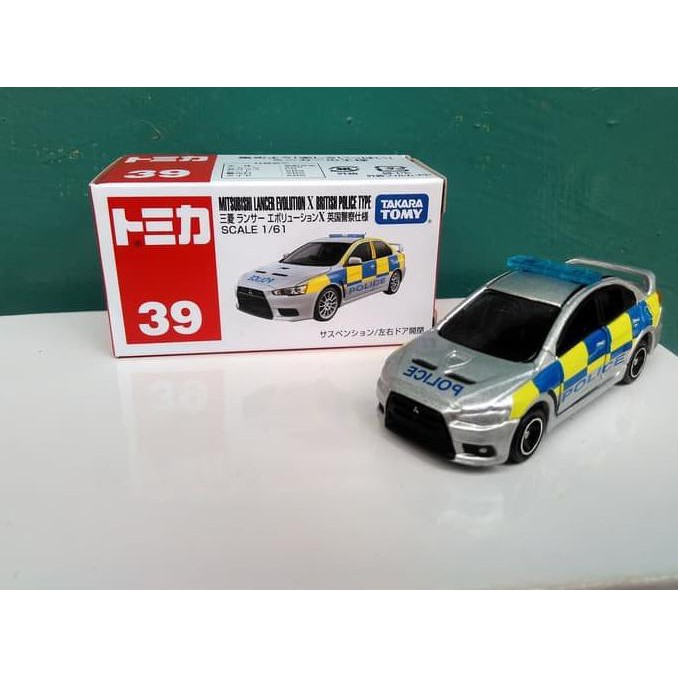 Jual maddox - Lancer Evo X Police Car Tomica reguler No 39 Diecast ...
