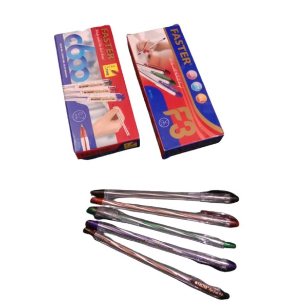 Jual PEN / BALL PEN / PENA FASTER F3 DAN C600 | Shopee Indonesia