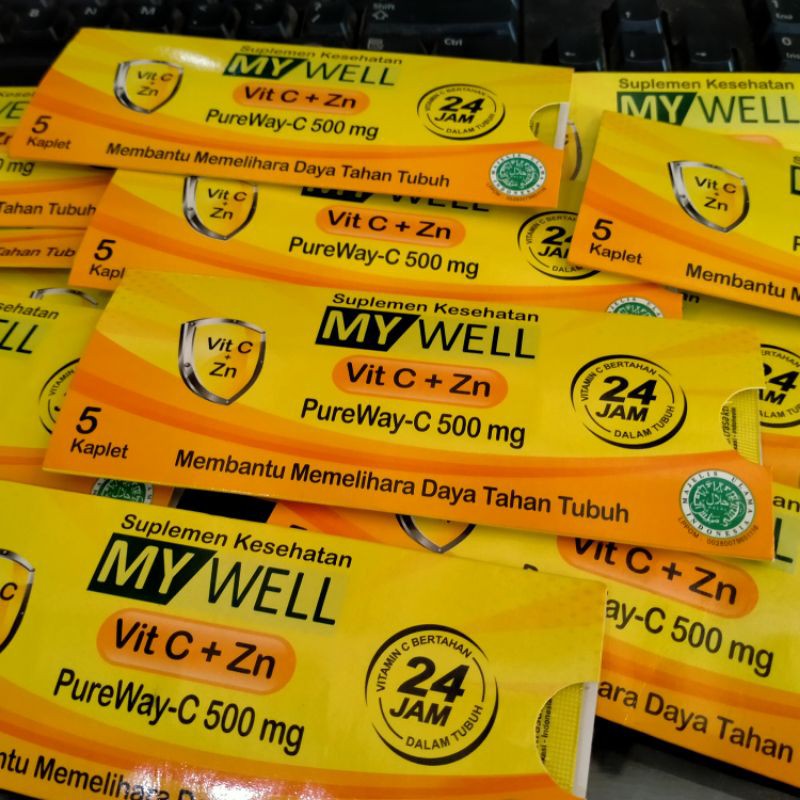 Jual My Well Vitamin C + Zn | Shopee Indonesia