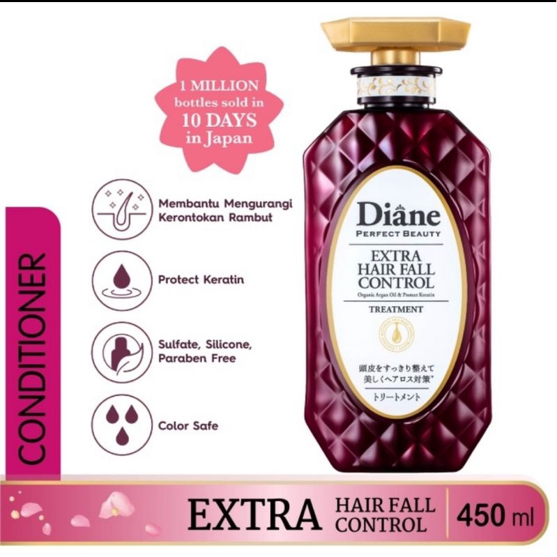 Jual Moist Diane Extra Hair Fall Control Treatment 450ml | Shopee Indonesia