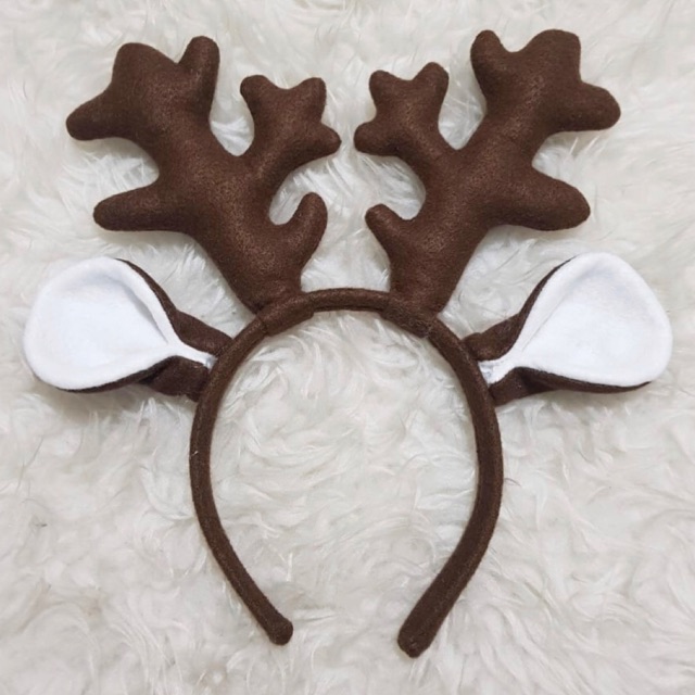 Jual Bando Natal Karakter Rusa Tanduk Kijang Deer Raindeer Rudolph ...