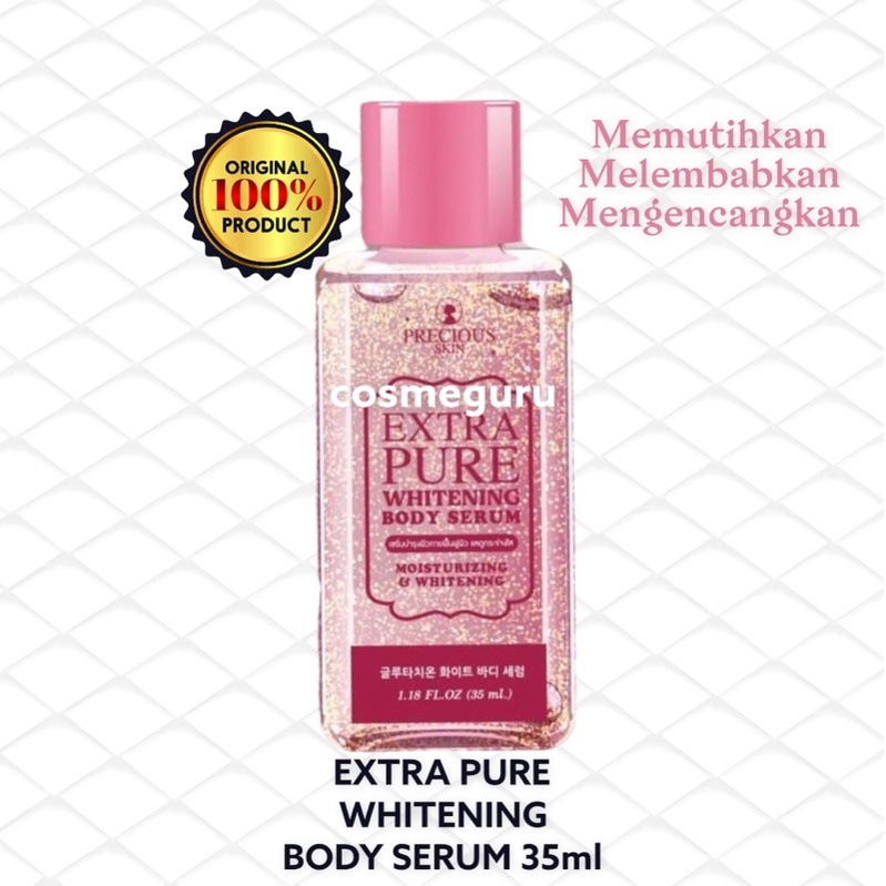 Jual EXTRA PURE WHITENING BODY SERUM BY PRECIOUS SKIN 35ml | Shopee ...