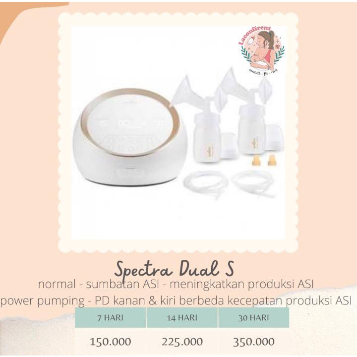 Jual Sewa Pompa Asi Spectra Dual S (kirim dari Serpong) | Shopee Indonesia