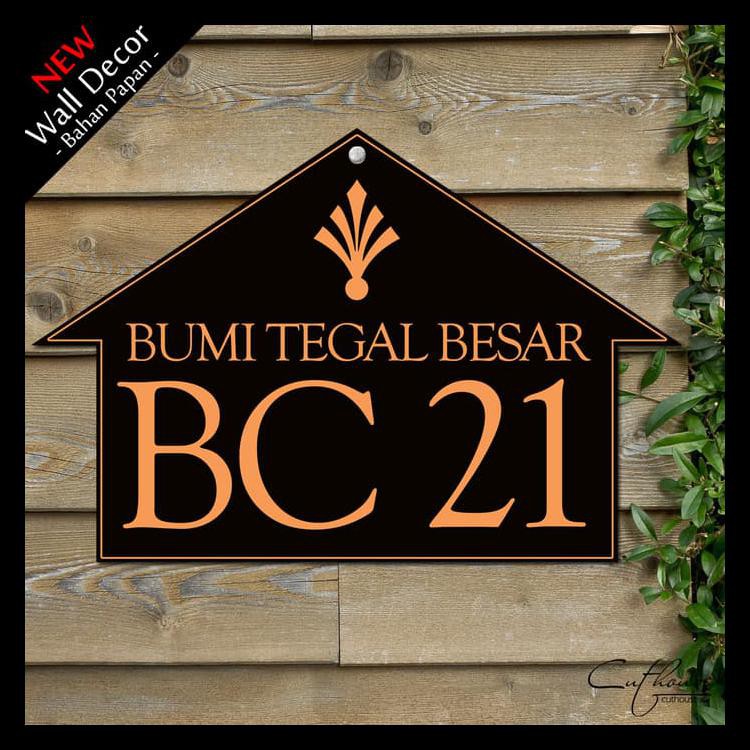 Jual Wdd003 Nomor Rumah - Home Wall Decor Hiasan Dinding Poster| House ...