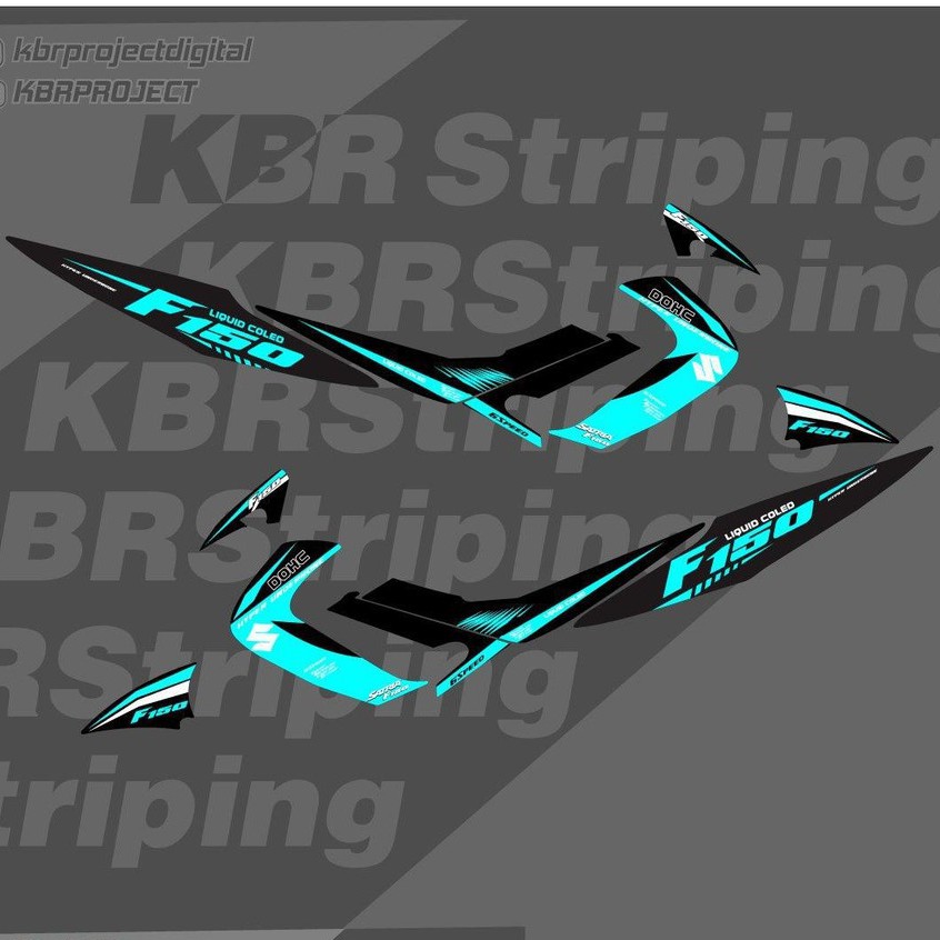 Jual (cod) Stiker Motor SATRIA FU barong sticker striping list SUZUKI ...