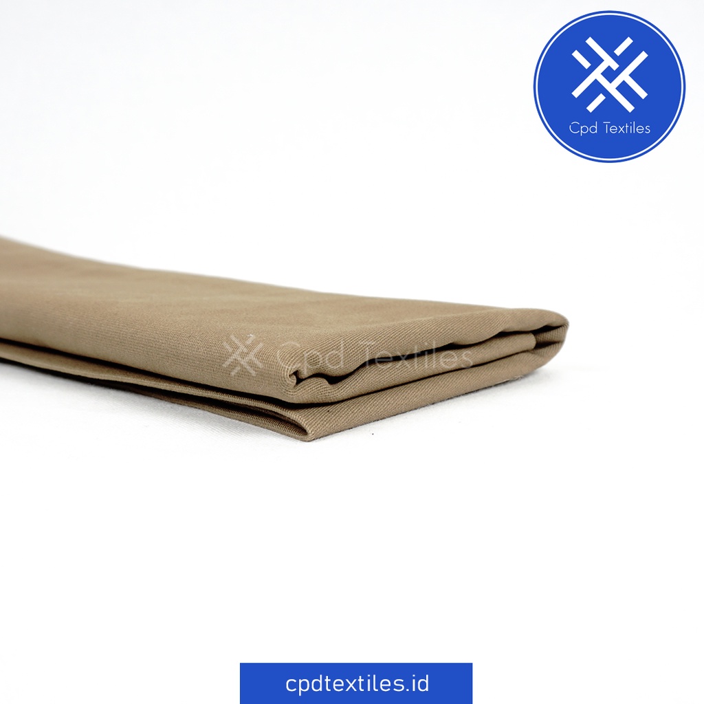 Jual Bahan Katun Twill Sueding Stretch Premium Quality - Capucino ...