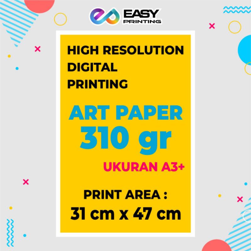 Jual PROMO CETAK ART PAPER 310 gr | Shopee Indonesia