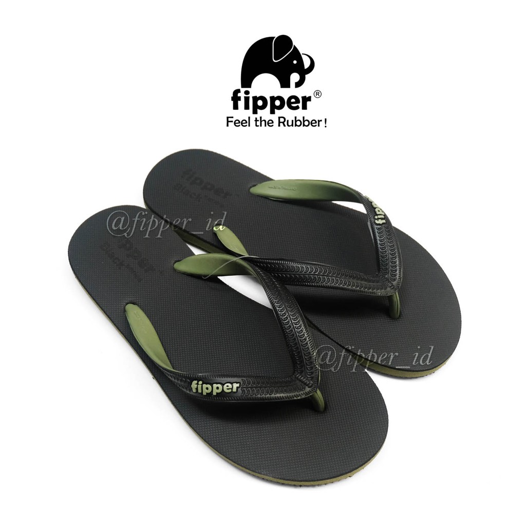 Jual Fipper - Black Series-M Black / Green Army | Shopee Indonesia