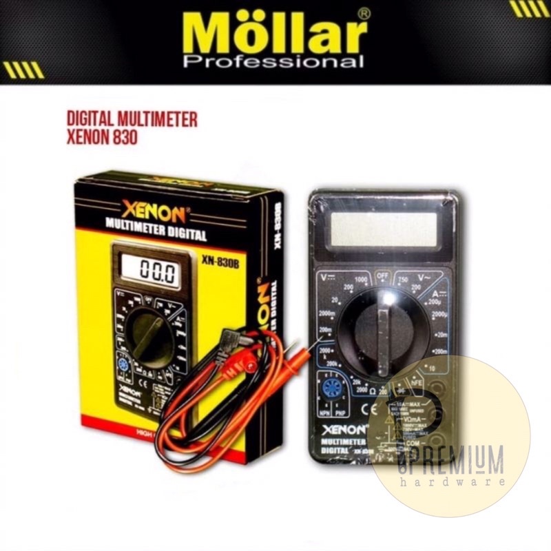 Jual DIGITAL MULTITESTER XN-830B AVOMETER MULTI METER AVO TESTER XN ...