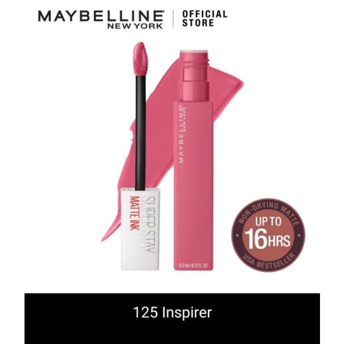 Jual PROMO maybelline super stay mate ink liquid matte inspire | Shopee ...