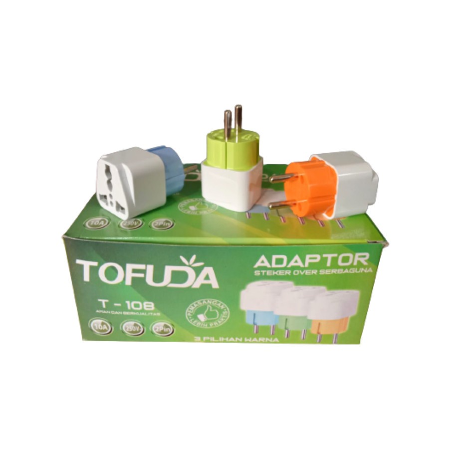 Jual ADAPTER CHARGER TOFUDA T-108 SAMBUNGAN CHARGER | Shopee Indonesia