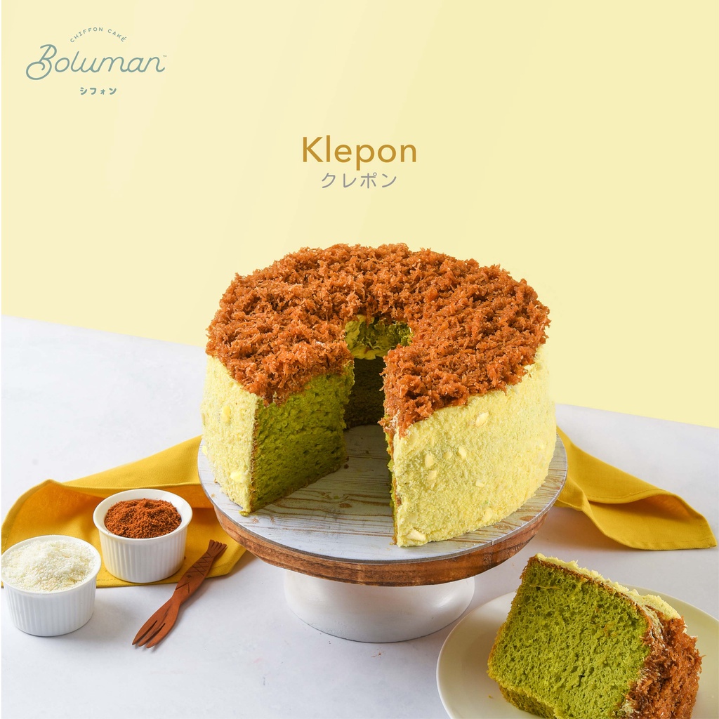 Jual Boluman | Klepon Whole Chiffon | Cake | Gift | Kue Bolu Chiffon ...