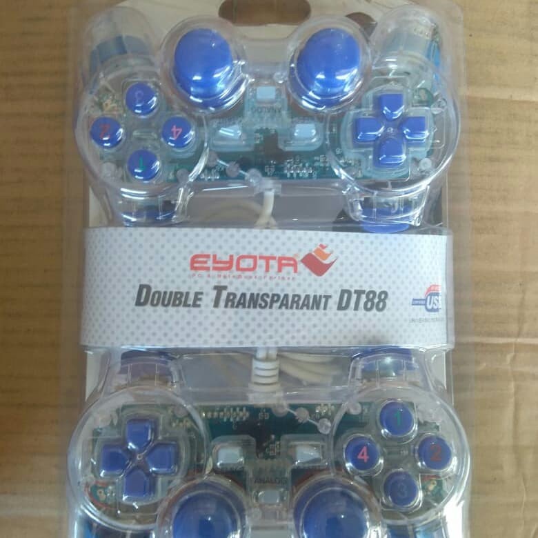 Jual Stik PS/PC - JOYSTICK PC Gamepad/Game Pad Double Usb Eyota Hitam ...