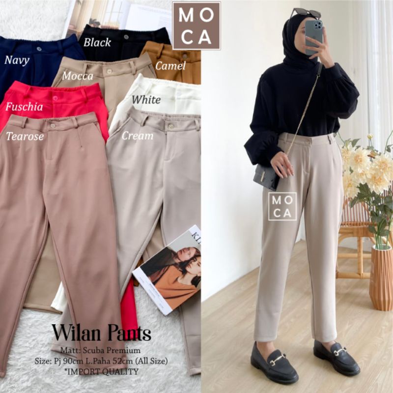 Jual Wilan Pants Premium by Moca | Shopee Indonesia