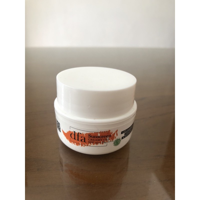 Jual DFA Sunscreen Creamy Gel SPF 30++ PA++ untuk Oily Skin Sunblock ...