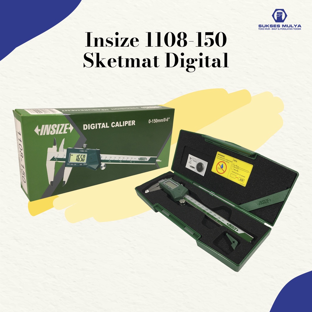 Jual INSIZE 1108-150 Sigmat Digital 6 Inch 150 mm - Jangka Sorong ... Jual INSIZE 1108-150 Sigmat Digital 6 Inch 150 mm - Jangka Sorong ...