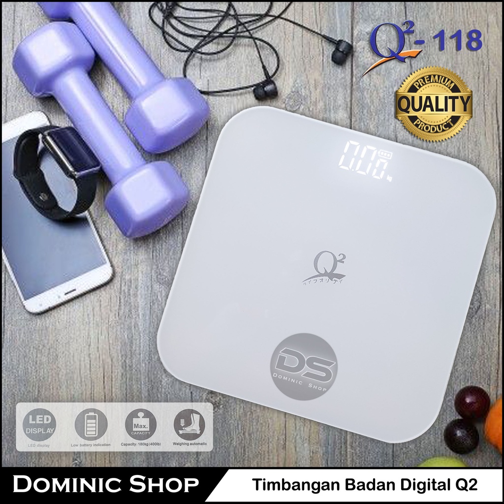 Jual Timbangan Badan Digital Q2 (PREMIUM Q2-118) / Digital Body Scale | Shopee Indonesia