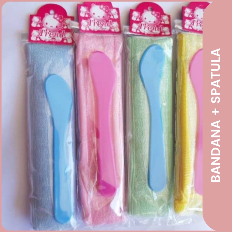 Jual PAKET DOUBLEKIT A / BANDANA / SPATULA MASKER | Shopee Indonesia