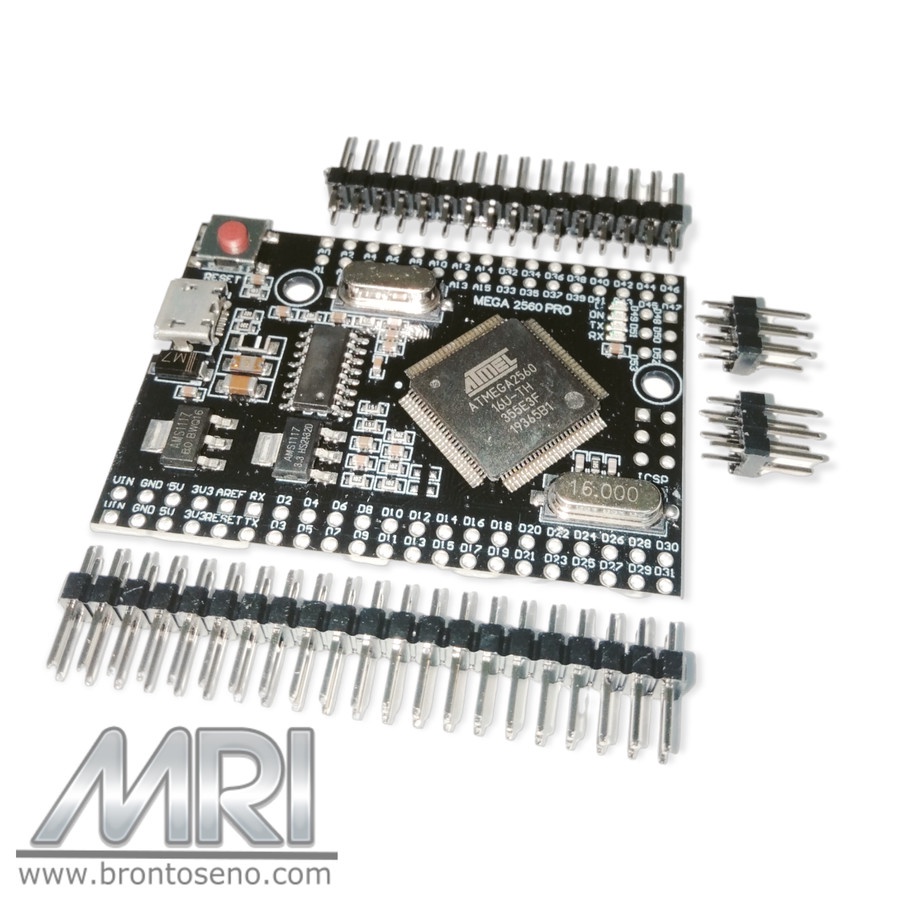 Jual Arduino Mega Mini 2560 Pro CH340G microUSB Compatible RobotDyn ...