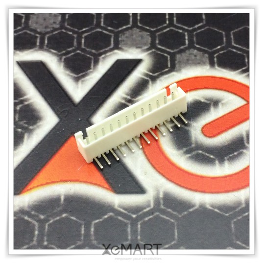 Jual Konektor 12 Pin JST XH Connector 2.54mm 12P Male Through Hole ...