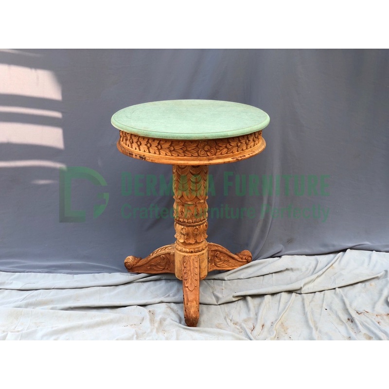 Jual MEJA TERAS SISIK TIGA KAKI KAYU MAHONI MDF MEJA TAMU MEWAH MURAH ...