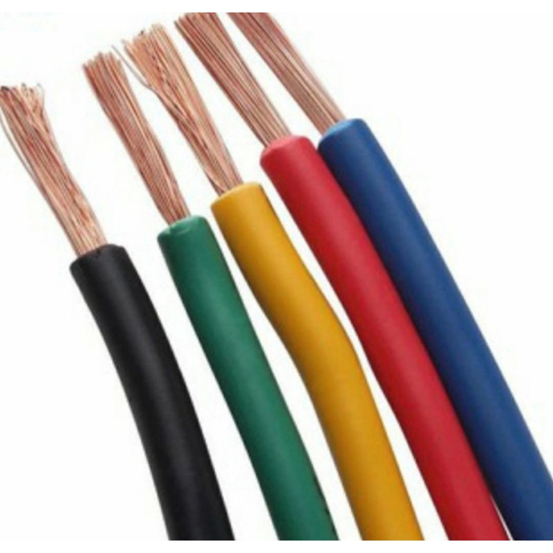 Jual ECER KABEL SERABUT TUNGGAL 0.75 mm NYAF untuk rakit power dll | Shopee Indonesia