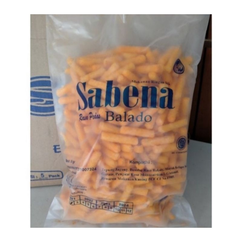 Jual Snack Sabena Stick Balado Jagung Bakar Keju Jajanan Kiloan 360gr ...
