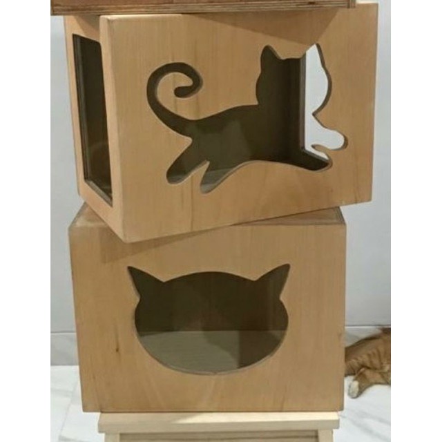 Jual [BANGKAYU.ID] BOX KUCING / RUMAH KUCING / CAT HOUSE / CAT BOX ...