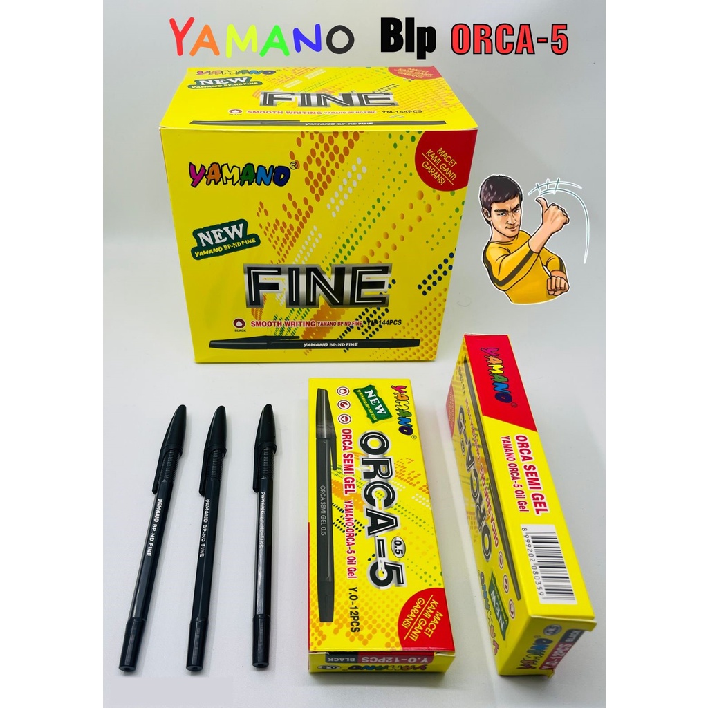 Jual [1 Pcs] Pulpen Yamano Orca-5 Fine Semi Gel / Ball Pen / Gel Pen 0 ...