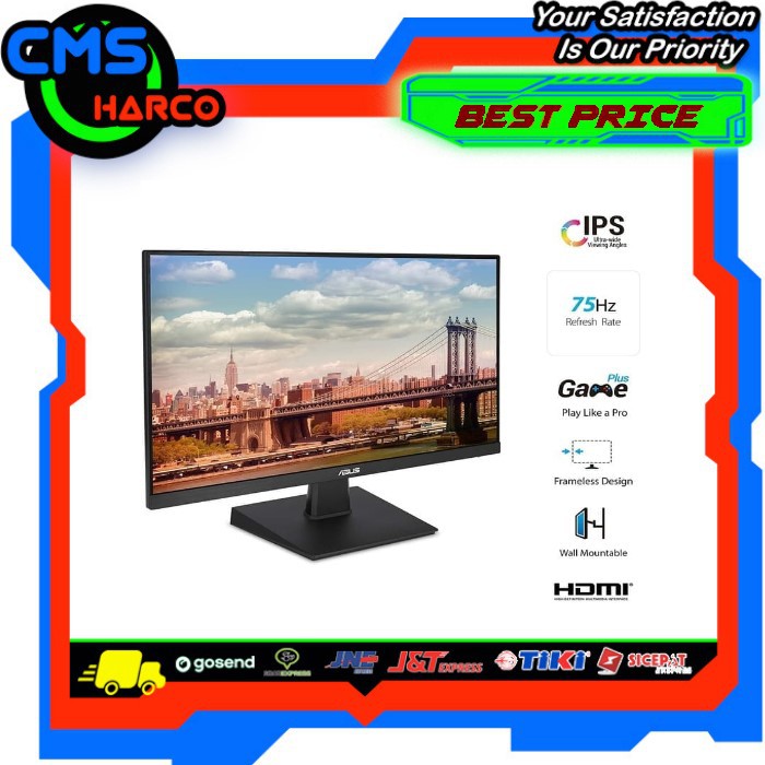 Jual LED ASUS VA27EHE Eye Care 27 inch, Full HD, IPS, Frameless, 75Hz ...