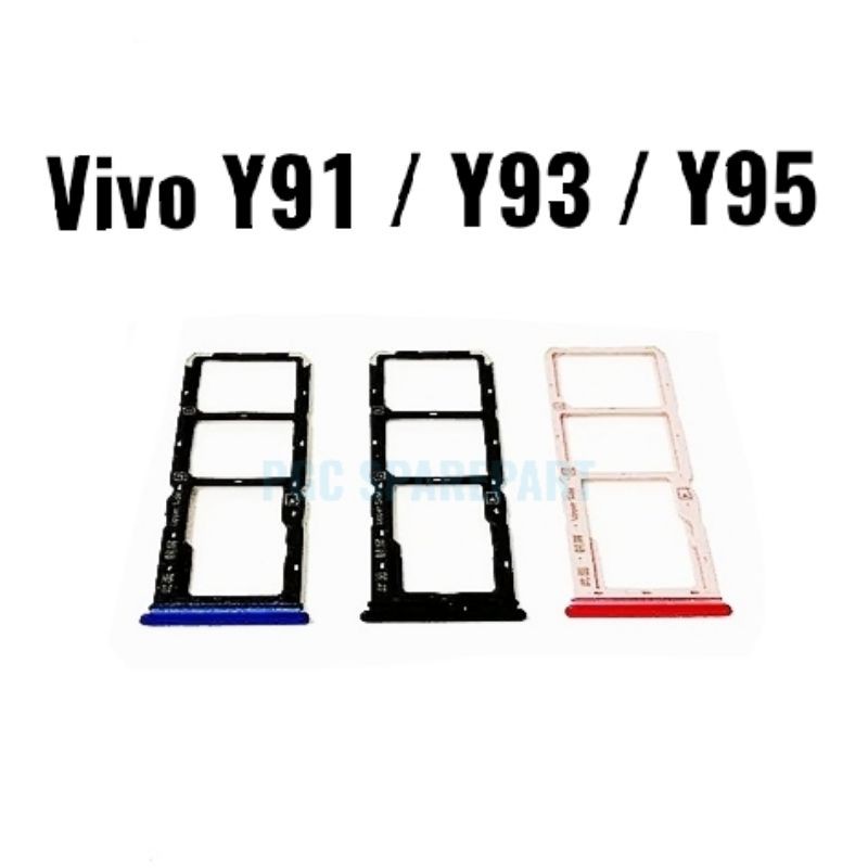 Jual Original Simtray Vivo Y91 - Y93 - Y95 - Tempat Simcard Simlock Sim Lock Slot Card Tray Ori ...