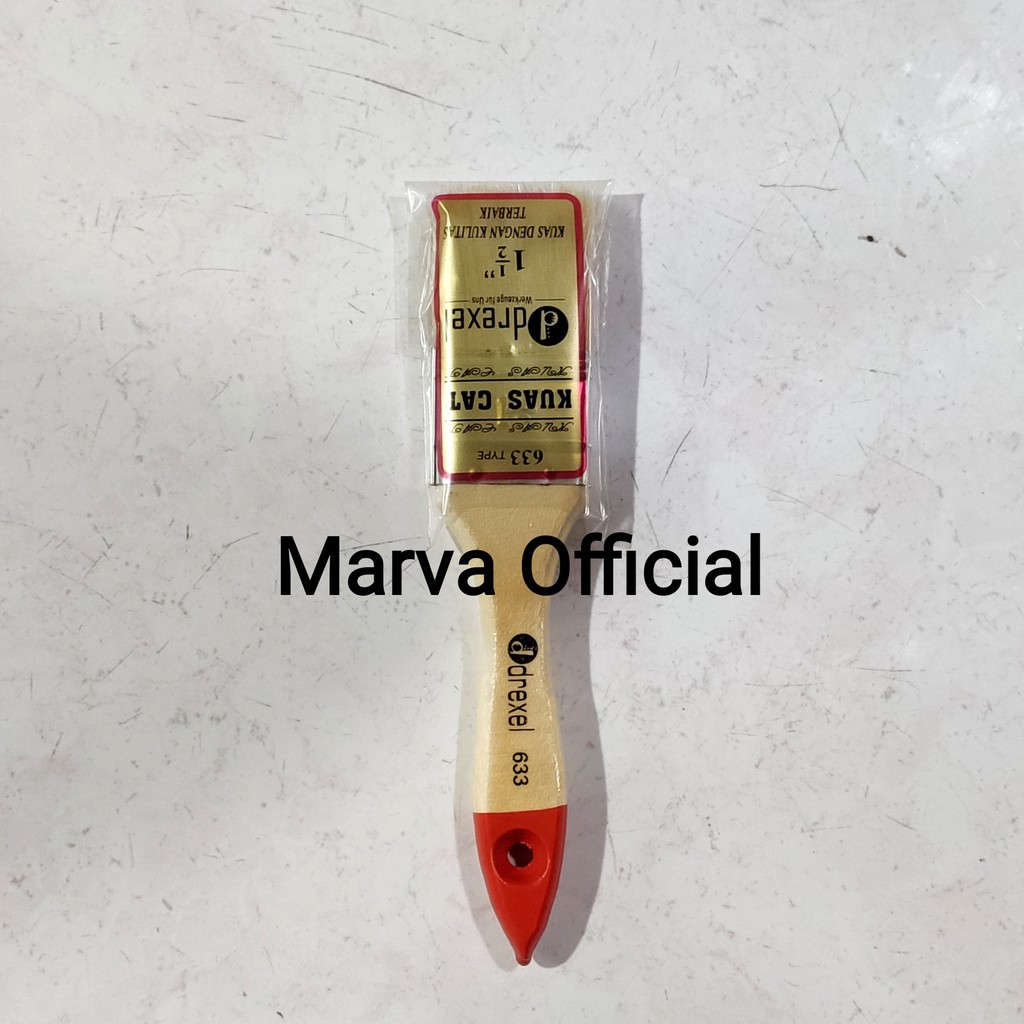 Jual KUAS & Cat raja RADJA LUX kayu besi baja minyak 25 gr MERAH PUTIH ...