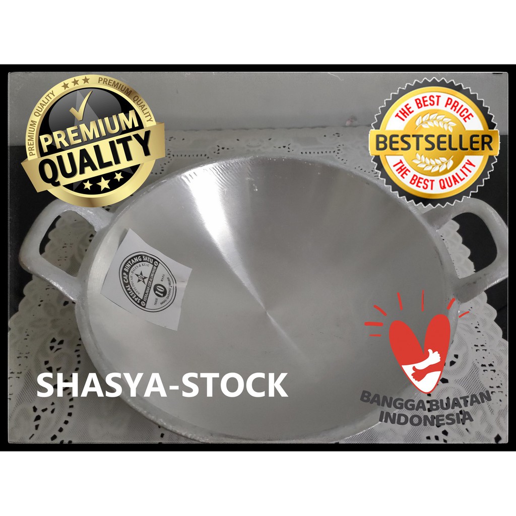 Jual WAJAN CEPER/PENGGORENGAN CEPER/KUALI CEPER/BAHAN ALUMINIUM/MEREK ...