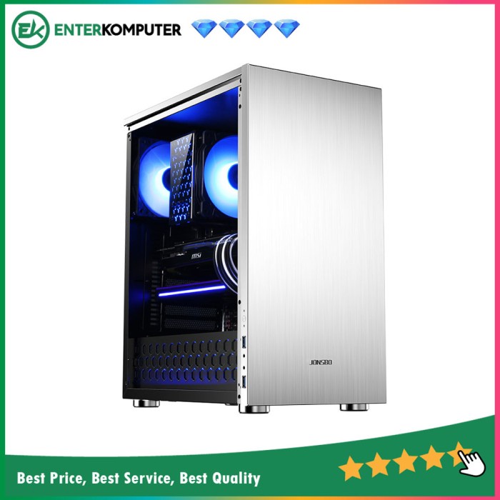 Jual Jonsbo C3-PLUS SILVER - mATX - Aluminum Case - Casing PC | Shopee ...