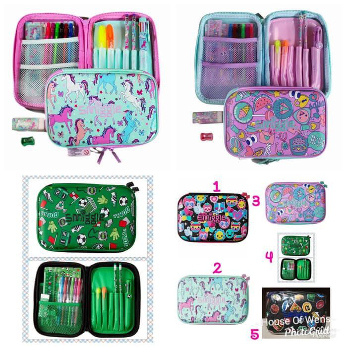 Jual EKSKLUSIF SMIGGLE HITS STATIONERY GIFT PACK - TEMPAT PENSIL SET ...