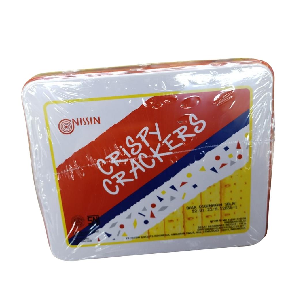 Jual Nissin Crispy Crackers Kaleng 750gr Makanan Ringan Cemilan Snack ...