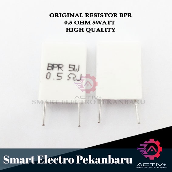 Jual ORIGINAL RESISTOR BPR 5WATT 0.5 OHM RESISTOR NOBLE 5 WATT 0.5OHM RESISTOR GEPENG 5W 0R5Ohm ...
