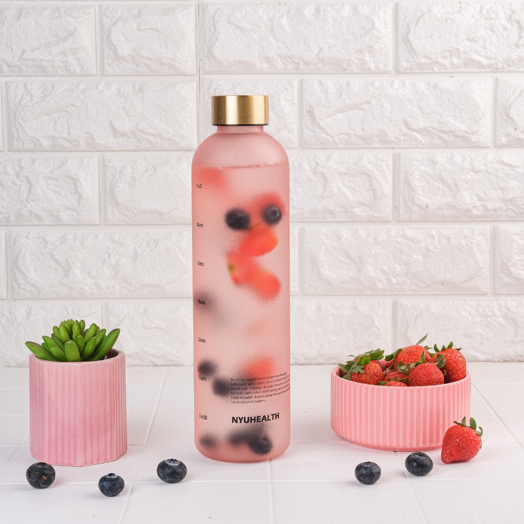 Jual Nyuhealth Botol Minum Tritan BPA Free Dengan Penanda Waktu Warna ...