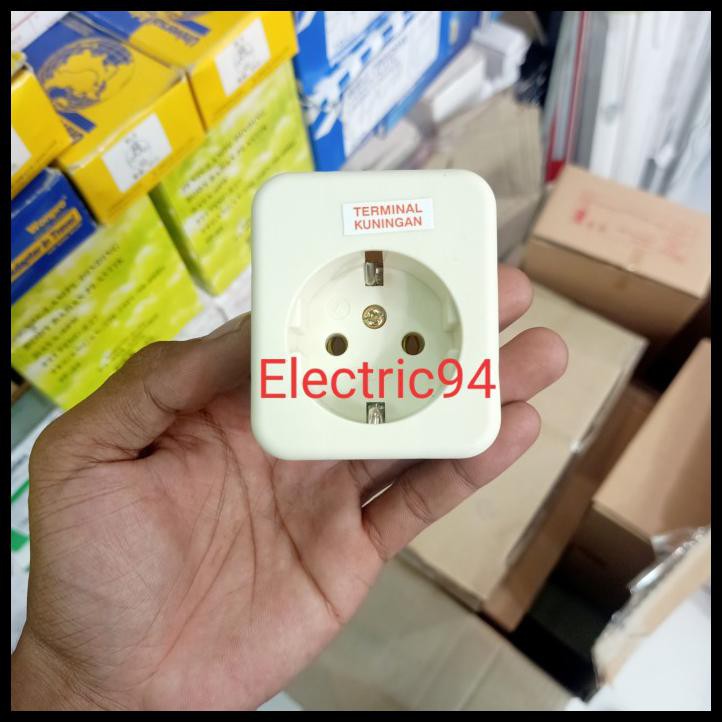 Jual BANTING HARGA Stop Kontak Colokan Listrik Soket Arde 1 Lubang ...