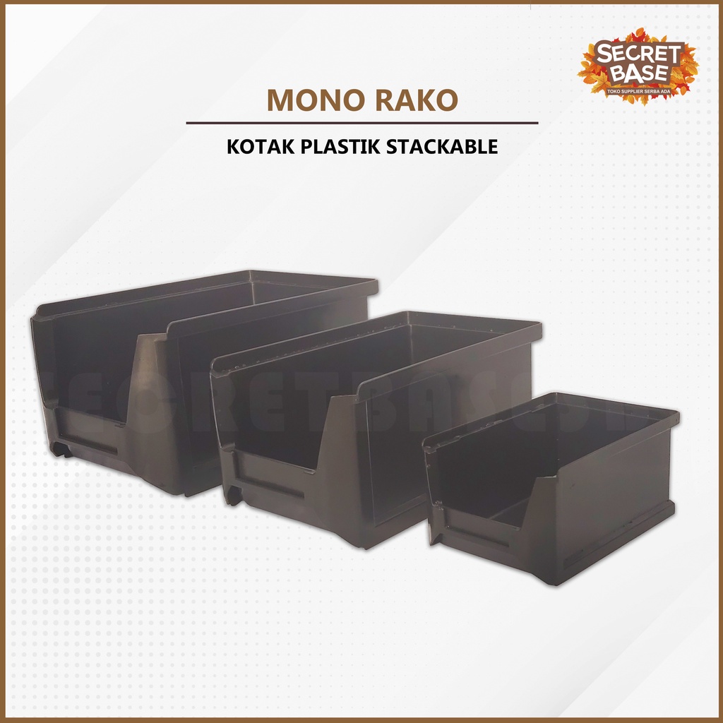 Jual MONO RAKO - Kotak Plastik Stackable / Rak Susun / Rak Komponen ...
