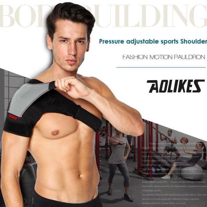 Jual Aolikes Shoulder Support Penyangga Bahu Cidera Pelindung Bahu ...
