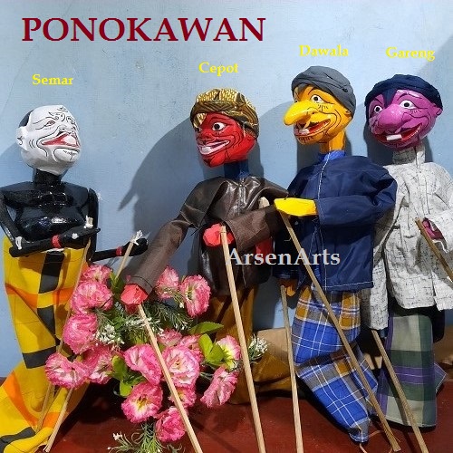 Jual Wayang Golek Kayu Ukuran Sedang Tinggi Sekitar 40cm Wayang Sunda 1 ...