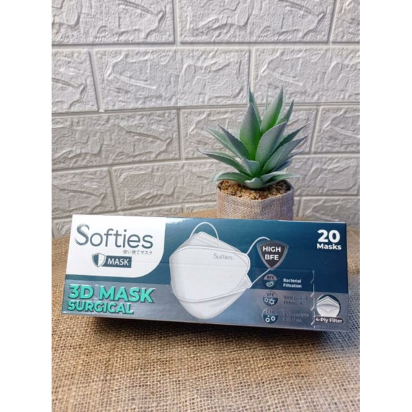 Jual softies masker 3D kf94 isi 20 READY | Shopee Indonesia