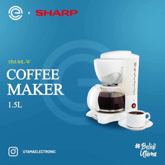 Jual SHARP Coffee Maker Listrik 1.5 Liter - HM-80L | Shopee Indonesia