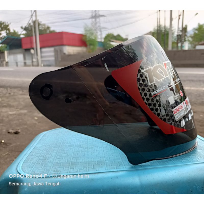 Jual [COD] VISOR KACA HELM KYT KYOTO DARK SMOKE DAN CLEAR ORIGINAL PNP ...