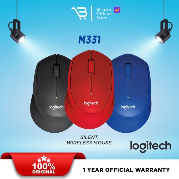 Jual Logitech M331 Silent Plus Mouse Wireless | Shopee Indonesia