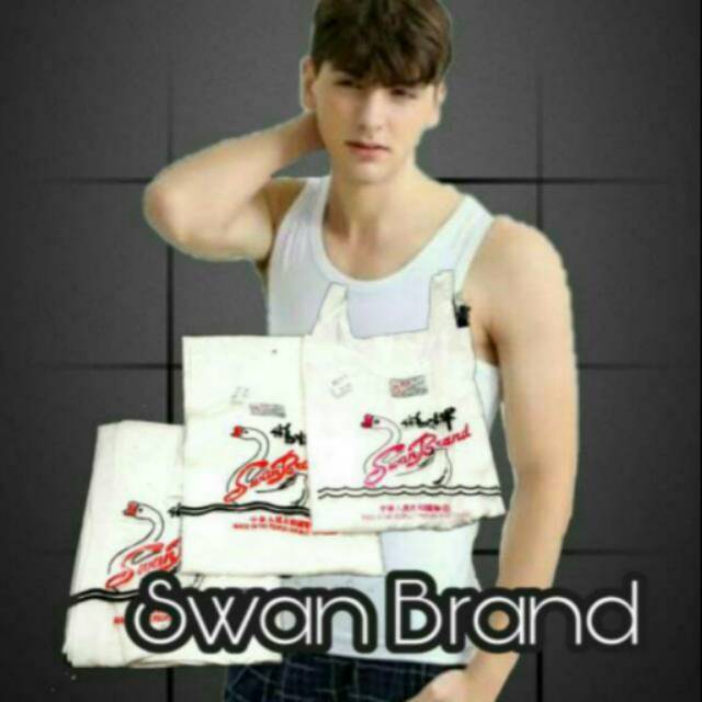 Jual Singlet swan pria | swan murah berkwalitas | swan brand 34 36 38 ...