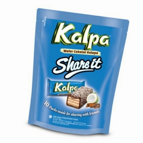 Jual KALPA SHARE IT WAFER COKELAT KELAPA 90 GRAM | Shopee Indonesia