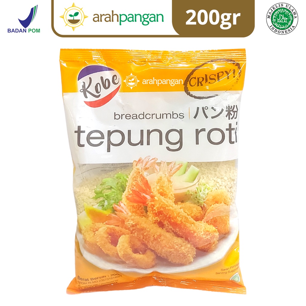Jual Tepung Roti Panir Crispy Breadcrumbs Kobe 200gr | Shopee Indonesia