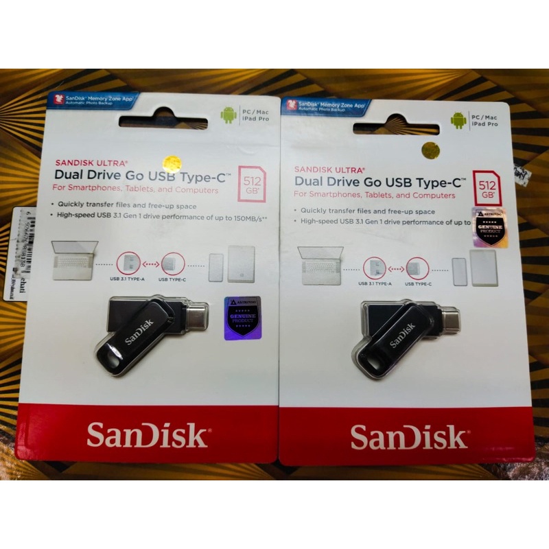 Jual Flashdisk Sandisk Ultra Dual Drive Go USB Type-C 512GB Original ...